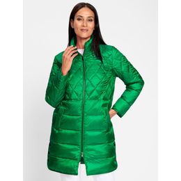 Heine Damen Steppmantel, gr&uuml;n, Gr. 48, 55% Polyester, 45% Polyamid, Wattierung:100% Polyester, M&auml;ntel