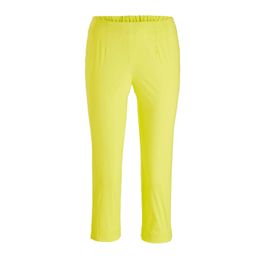GOLDNER Damen Schlupfhose "Kurzgr&ouml;&szlig;e Schlupfhose LOUISA mit Steppn&auml;hten", gr&uuml;n, Gr. 22, Obermaterial: 72% Viskose CV. 25% Polyamid PA. 3% Elasthan