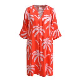 Smith & Soul SMITH & SOUL Damen Sommerkleid, rot, Gr. XS, bedruckt, gemustert, Web, Material: 100% Viskose, Kleider, mit Taschen