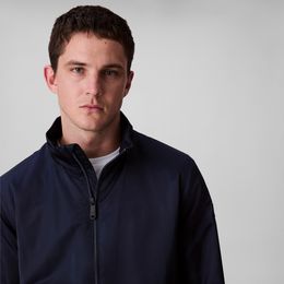 Herren Bomberjacke "LS PADDED HARRINGTON JACKET", blau, Gr. L, Calvin Klein Jeans, unifarben, Web, Obermaterial: 100% Polyester, Jacken, Mit