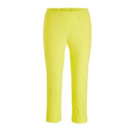 GOLDNER Damen Schlupfhose "Kurzgr&ouml;&szlig;e Schlupfhose LOUISA mit Steppn&auml;hten", gr&uuml;n, Gr. 20, Obermaterial: 72% Viskose CV. 25% Polyamid PA. 3% Elasthan