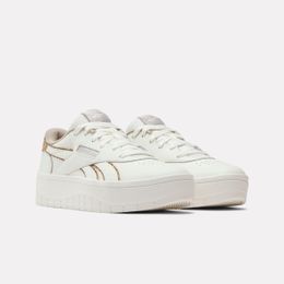 Reebok CLASSIC Damen Sneaker "REEBOK COURT ADVANCE SURGE", Gr. 37, braun, Leder, Synthetik, Schuhe