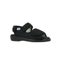 Damen Sandale, Gr. 37, schwarz, Polyester, Schuhe