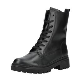 Gabor COMFORT Damen Schn&uuml;rstiefelette "Gabor Comfort Stiefelette Leder", Gr. 39, schwarz, Leder, Schuhe