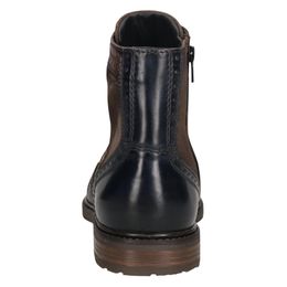 Bugatti Herren Schn&uuml;rboots, Gr. 45braun, Leder, Basic, Schuhe, Stiefel, Anzugschuh, Boots mit eleganter Fl&uuml;gelkappe