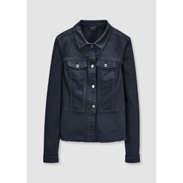 Madeleine Mode MADELEINE Damen Jeansjacke "Jeansjacke Jeansjacke mit Sch&ouml;&szlig;chen"marine, Gr. 34, Obermaterial: 90% Baumwolle CO. 7% Polyester PES. 3% Elasthan EL.,