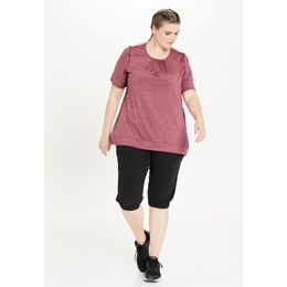 Q BY ENDURANCE Damen Sweathose "MAIA 3/4", schwarz, Gr. 56, unifarben, 86% Polyester, 14% Elasthan, Hosen, in dezentem Design