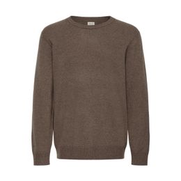 !Solid SOLID Herren Strickfleece-Pullover "Strickpullover SDRick", schwarz, Gr. L, Obermaterial: 60% Lammfell LF. 40% Nylon NY., Pullover