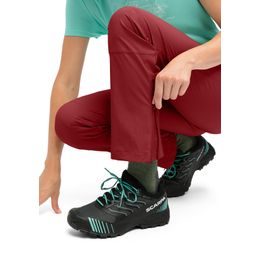 Maier Sports Damen Outdoorhose "Inara slim Vario", rot, Gr. 44, 90% Polyamid; 10% Elasthan, Hosen, Damen Wanderhose, Funktionshose mit Variobund und