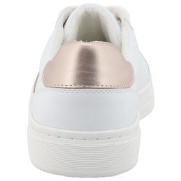 Tom Tailor Damen Sneaker, Gr. 36, rosa, Lederimitat, kontrastfarbene Details, leicht gl&auml;nzend, Schuhe, Freizeitschuh, Halbschuh, Schn&uuml;rschuh,