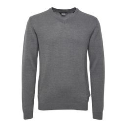 !Solid SOLID Jungen Strickfleece-Pullover "Strickpullover SDAlegre", grau, Gr. L, Obermaterial: 100% Baumwolle CO., Pullover