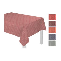 Tischdecke Adam, B:120cm L:120cm, rot, Bio-Baumwolle, Tischdecken, "Argentinian Criolla Light", aus 100% Bio-Baumwolle