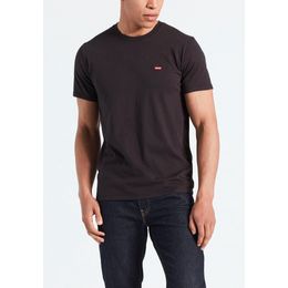 Levi's LEVI'S Herren T-Shirt "ORIGINAL HM TEE", schwarz, Gr. XL, Jersey, Obermaterial: 100% Baumwolle, Shirts, mit Logo Print
