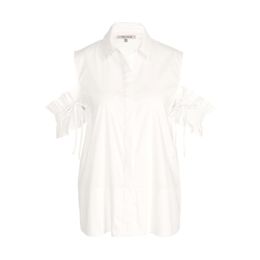 Alba Moda Damen Hemdbluse "Bluse Bluse", wei&szlig;, Modern, Gr. 38, Obermaterial: 73% Baumwolle CO. 23% Polyamid PA. 4% Elasthan EL., Blusen