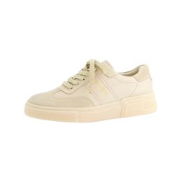 Paul Green Damen Sneaker "Paul Green Sneaker Leder", Gr. 38,5, beige, Leder, Schuhe