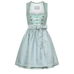 N&uuml;bler N&Uuml;BLER Damen Dirndl "Midi Dirndl Gabrina", gr&uuml;n, Gr. 42, Obermaterial: 100% Polyester PES., Kleider