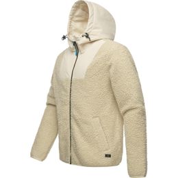 Ragwear Herren Fleecejacke "Adar", beige, Gr. XL, Fleece, Obermaterial: 100% Polyester; Innenfutter: 100% Polyester, Jacken, Angesagte Herren