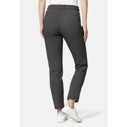STOOKER WOMEN Damen Jogg Pants "Berlin Print Easy Fit", grau, Gr. 36, Stoff, 73% Polyester, 25% Baumwolle, 2% Elasthan, Jeans, Tapered Fit Casual