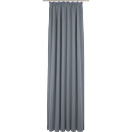Vorhang Adam, B:145cm H:175cm, blau, Baumwolle (Bio-Baumwolle), Wohnzimmer, Gardinen, "Uni Collection light", aus 100% Bio-Baumwolle