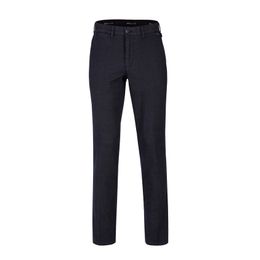 Br&uuml;hl BR&Uuml;HL Herren Chinohose "London", blau, Gr. 35, unifarben, 59% Baumwolle, 25% Polyester, 14% Viskose, 2% Elasthan, Hosen, mit Micro-Dot