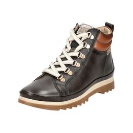 Pikolinos Damen Schn&uuml;rstiefelette "Pikolinos Stiefelette Leder", Gr. 39, gr&uuml;n, Leder, Schuhe