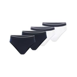 Babista Herren Slip "4er Pack Sportslip DAMIGALLO", Gr. L, wei&szlig;, Obermaterial: 95% Baumwolle CO. 5% Elasthan EL., Unterhosen
