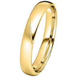 DOOSTI Damen Trauring "Schmuck Geschenk Silber 925 Trauring Ehering Partnerring LIEBE", 62, ohne Zirkonia, Silber 925 (Sterlingsilber), 3,5mm, gold,