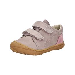 Pepino Kinder Klettschuh "Pepino Halbschuhe Leder", Gr. 26, pink, Leder, Schuhe