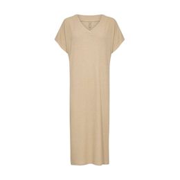 soyaconcept Damen Jerseykleid "Soya Concept Dress SC-DELIA 2"8008 sand, Gr. S, Obermaterial: 60% Viskose, 38% Polyester, 2% Elasthan, Kleider