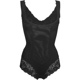 Damen Shaping-Body "Super Control Body", MAGIC BODYFASHION, Gr. M, schwarz, Netz, Obermaterial: 85% Polyamid, 15% Elasthan, unifarben, Bodys,