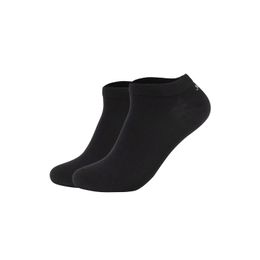 JOOP! JOOP Damen Sneakersocken "Socken Unisex premium essential organic cotton Sneaker 2p 2er Pack", Gr. 39, schwarz, Obermaterial: 62% Baumwolle CO(Bio).