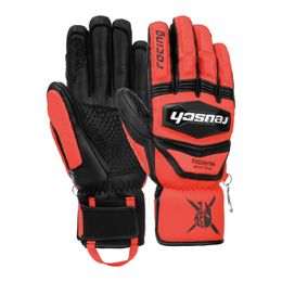 Reusch Damen Skihandschuhe "Worldcup Warrior SC", schwarz, Gr. 7,5, mehrfarbig, 60% Polyester, 30% Ziegenleder, 5% Polyamid, 5% Polyurethan,