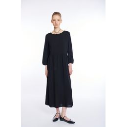 ZABAIONE Damen Maxikleid "Dress Ar44i", schwarz, Gr. S, unifarben, Web, Obermaterial: 100% Viskose, Kleider, Sommerkleid