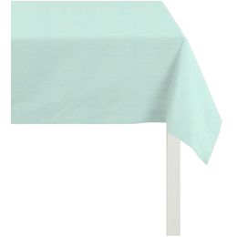 Tischdecke Apelt, B:45cm L:135cm, blau, Baumwolle, Polyester, Tischdecken, "4362 Rips - UNI", Wasser- und Schmutzabweisend