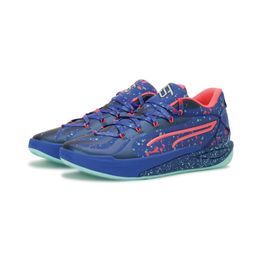 Puma Damen Sneaker "Stewie 4 Night Vision Basketballschuhe Damen", Gr. 42,5, gr&uuml;n, Obermaterial: Synthetik, Textil; Futter: Textil; Innensohle: