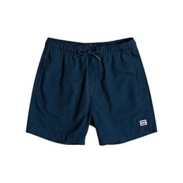 Billabong Kinder Badeshorts "All Day Layback", blau, Gr. S, 100% Polyester, Badehosen