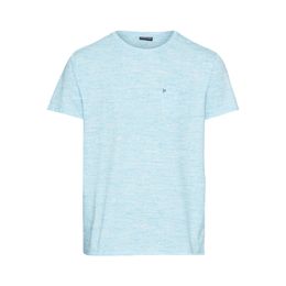 Bruno Banani Herren T-Shirt, gr&uuml;n, Gr. L, meliert, Single Jersey, Obermaterial: 60% Baumwolle, 40% Polyester, Shirts, Kurzarm, Slim Fit, unifarben,