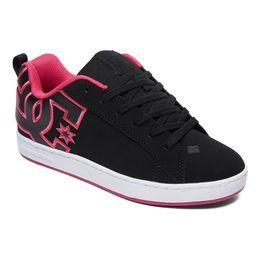 DC Shoes Damen Sneaker "Court Graffik", Gr. 10, pink, 55, 91% Leder, 38, 75% Synthetik, 5, 34% Polyester, Schuhe