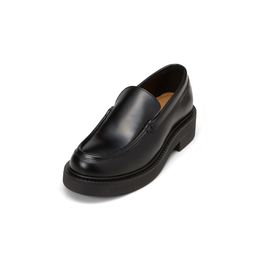 Marc O'Polo MARC O'POLO Damen Loafer "aus edlem Rindleder", Gr. 39, schwarz, Obermaterial: 100% Leder (Rind), unifarben, Schuhe
