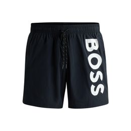 BOSS Herren Badeshorts "Badeshorts Octopus", schwarz, Gr. XL, Obermaterial: 100% Polyamid PA. Futter: 100% Polyester PES., Badehosen