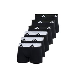 Herren Boxershorts "Boxershort 6er Pack", adidas originals, Gr. XLschwarz, schwarz, weiß, Obermaterial: 95% Baumwolle CO. 5% Elasthan EL., Unterhosen