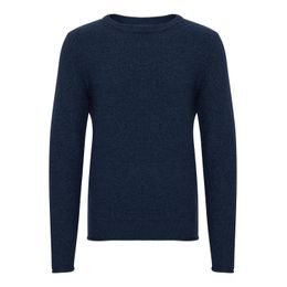 Blend Herren Strickfleece-Pullover "Strickpullover BHPullover", blau, Gr. XL, Obermaterial: 100% Baumwolle CO., Pullover