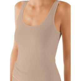 Nina von C. Damen Achselhemd "3er Pack Damen Achselhemd Daily", Gr. 44, beige, Obermaterial: 100% Baumwolle CO., Unterhemden