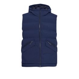 North Bend Herren Steppweste "Steppweste NBPetro", blau, Gr. S, Obermaterial: 100% Polyester PES., Westen