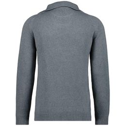 Ragman Herren Troyer, grau, Gr. M, 100% Baumwolle, Pullover