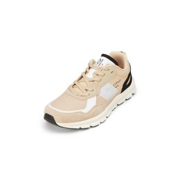Marc O'Polo MARC O'POLO Herren Sneaker "aus hochwertigem Material-Mix", Gr. 42, beige, Obermaterial: 80% Polyester, 20% Leder, Schuhe