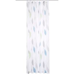 Gardine HEINE HOME, B:140cm H:245cm, blau, Polyester, Gardinen