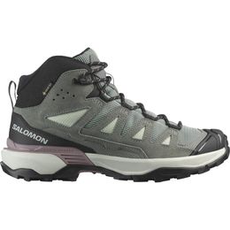 Salomon Damen Outdoorschuh "X ULTRA 360 LTR MID GORE-TEX W", Gr. 38, grün, Leder, Textil, Schuhe, wasserdicht