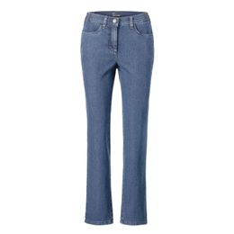 GOLDNER Damen Regular-fit-Jeans "Klassische Jeanshose ANNA", blau, Gr. 46, Obermaterial: 78% Baumwolle CO. 20% Polyester PES. 2% Elasthan EL., Jeans