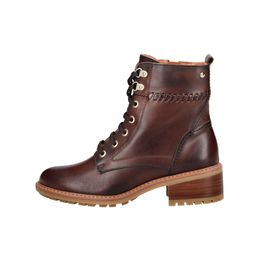 Pikolinos Damen Schn&uuml;rstiefelette "Pikolinos Stiefelette Leder", Gr. 39, braun, Leder, Schuhe